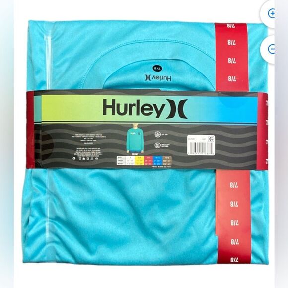 Hurley | Swim | Hurleyyouth Boys Upf 5 Long Sleeve Rash Guard Swim Top ...
